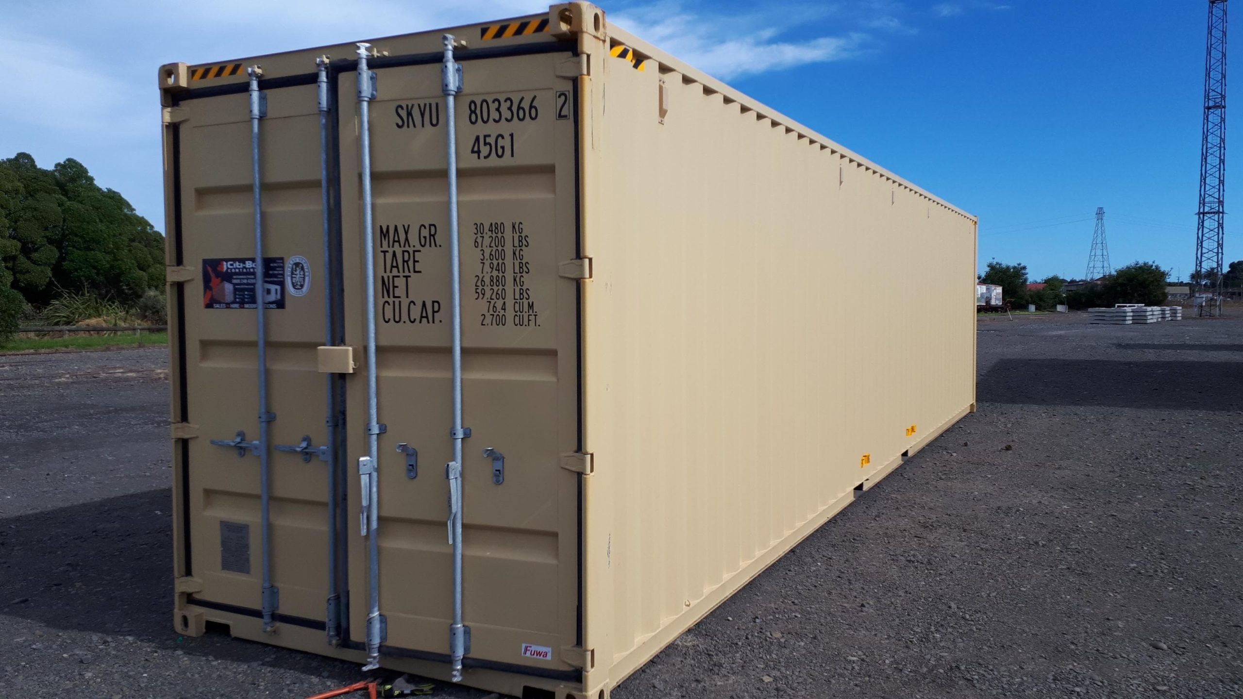 Buy used and new shipping containers NZ wide | Wanganui Citi-Box