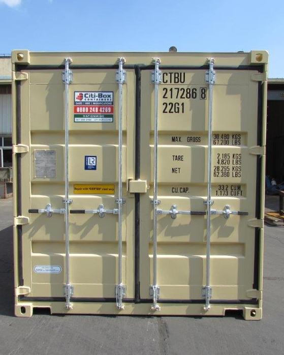 20′ STANDARD HEIGHT SHIPPING CONTAINER – CTBU20GP | Citi-Box Containers