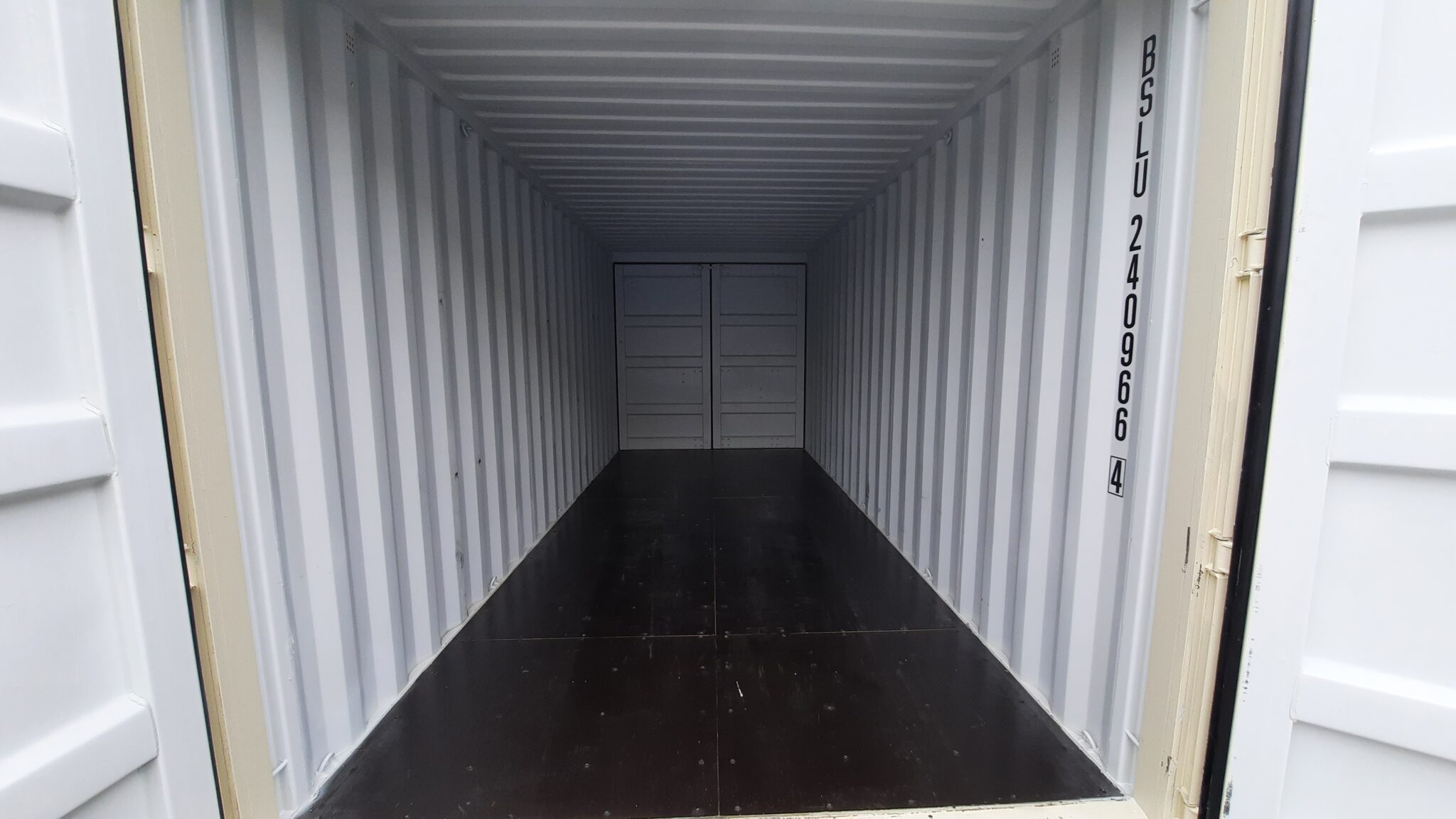 20′ DOUBLE DOOR CONTAINER – beige | Citi-Box Containers