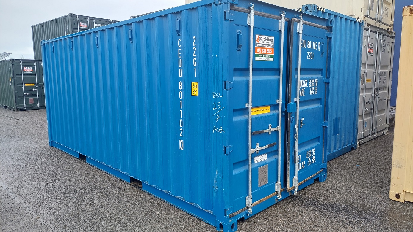 20′ STANDARD HEIGHT SHIPPING CONTAINER – CTBU20GP | Citi-Box Containers