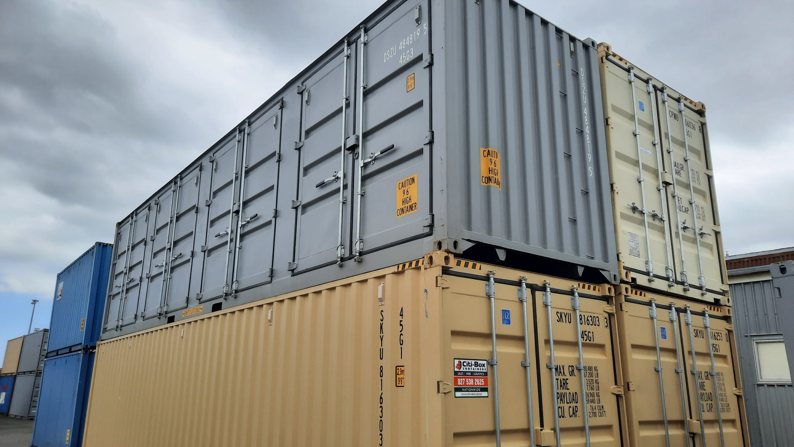 40′ HIGH CUBE 4 SIDE CARGO DOOR SHIPPING CONTAINER – CTBU40HC 4CD ...